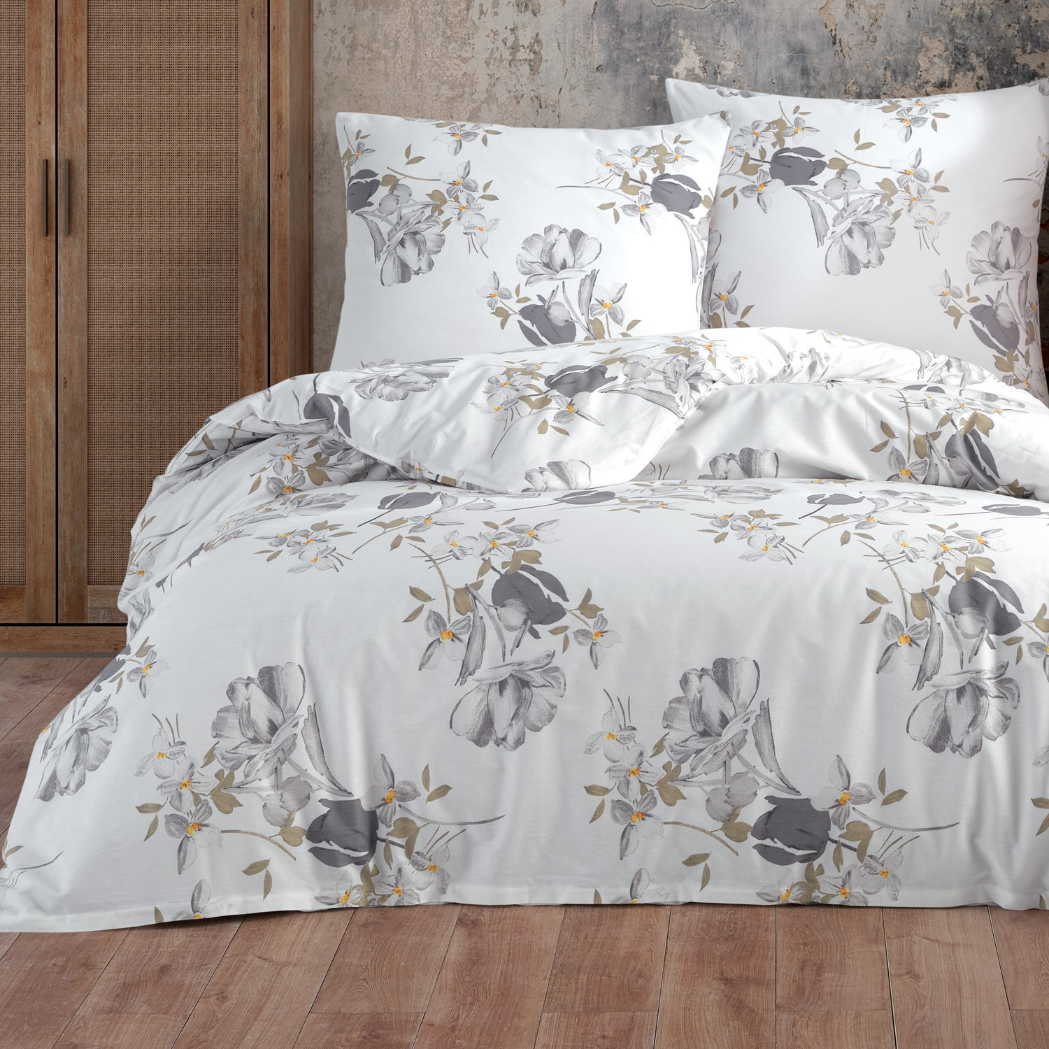 Elegantes Bettwäsche 135x200 Baumwolle 4 Teilig Ebenbild